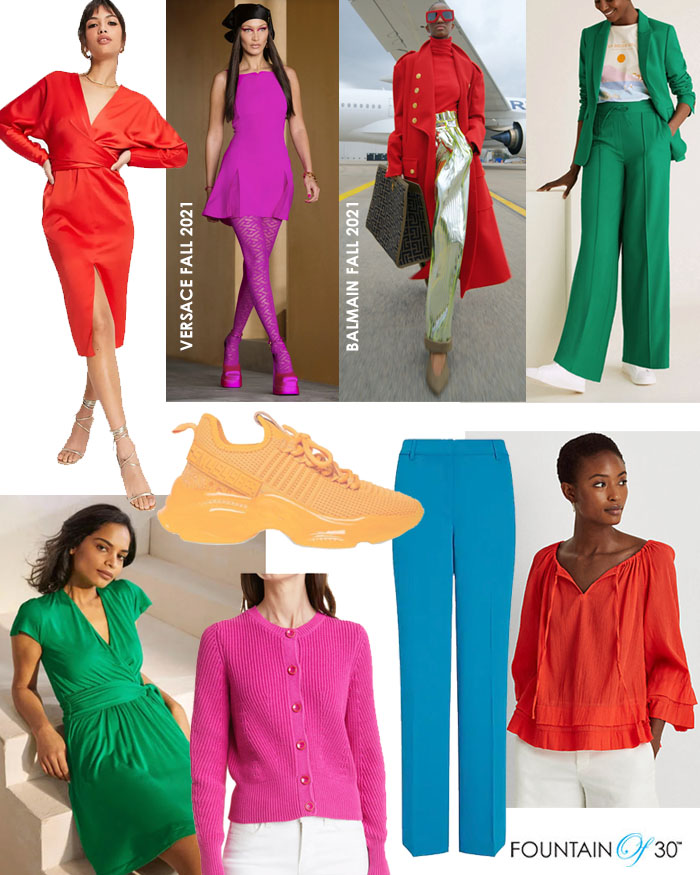 Are bright colors in for fall 2021?