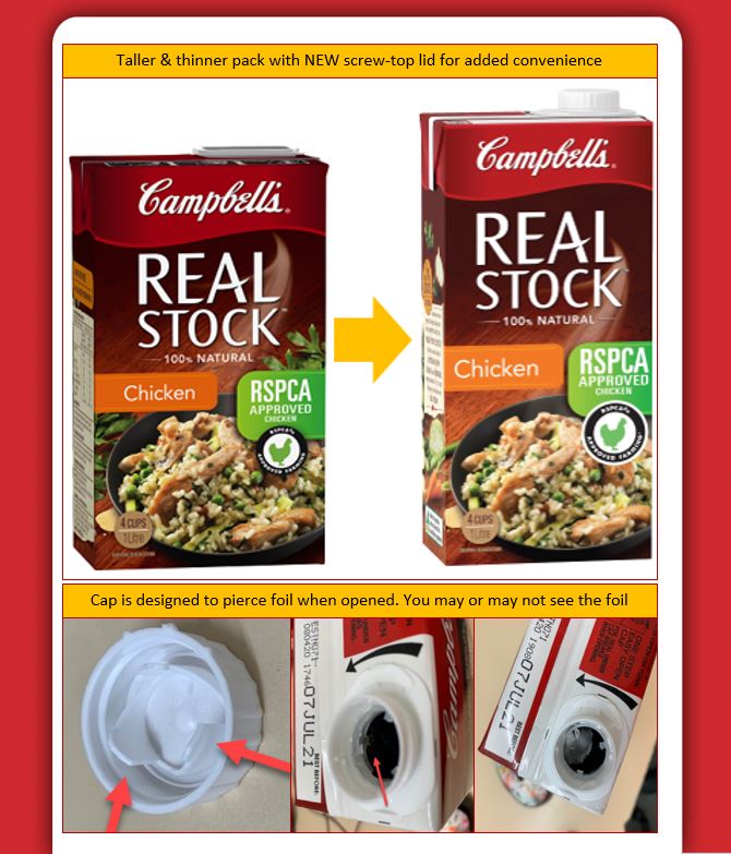 Are Campbells stock Cartons Recyclable?