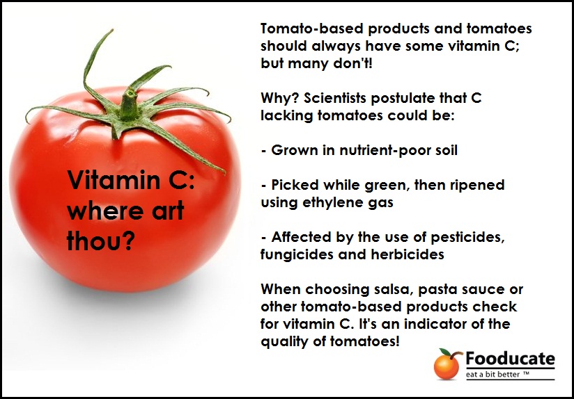 Are canned tomatoes high in vitamin C?