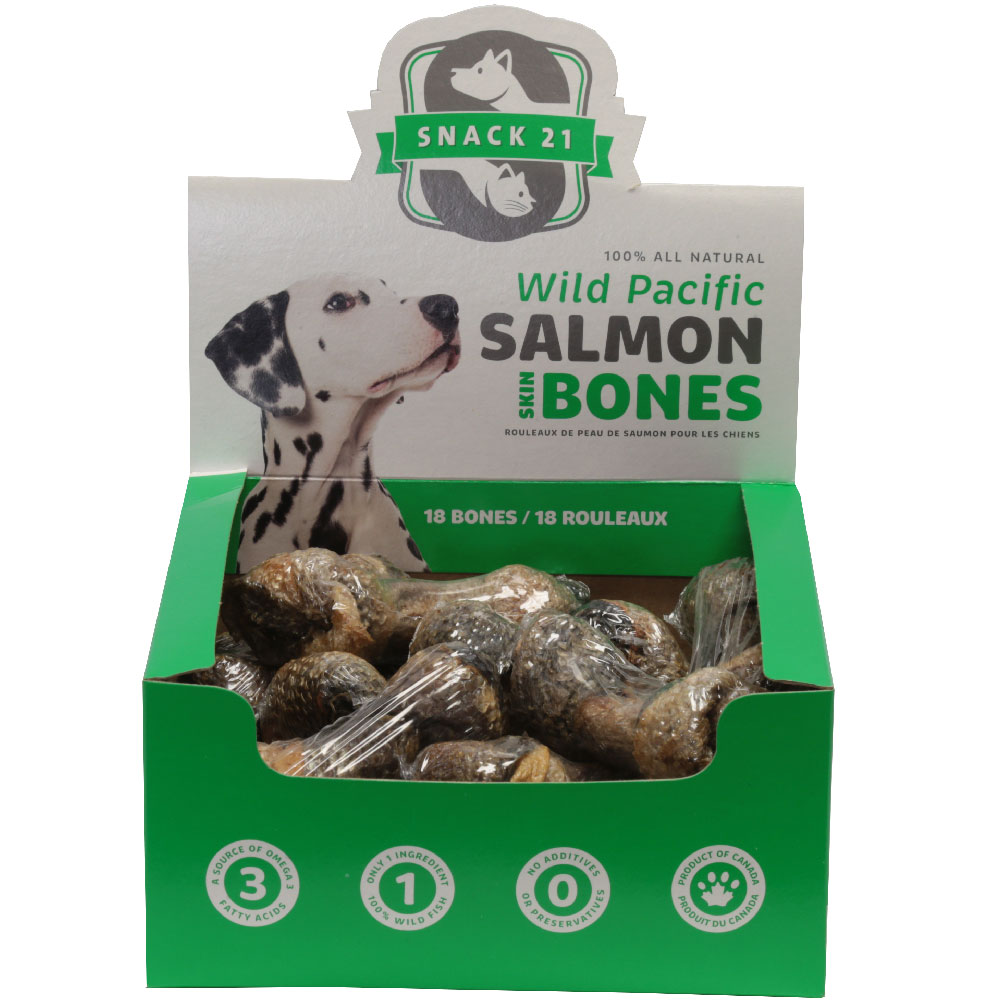 Are salmon bones safe for dogs?
