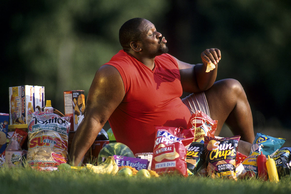 Can athletes eat junk food?