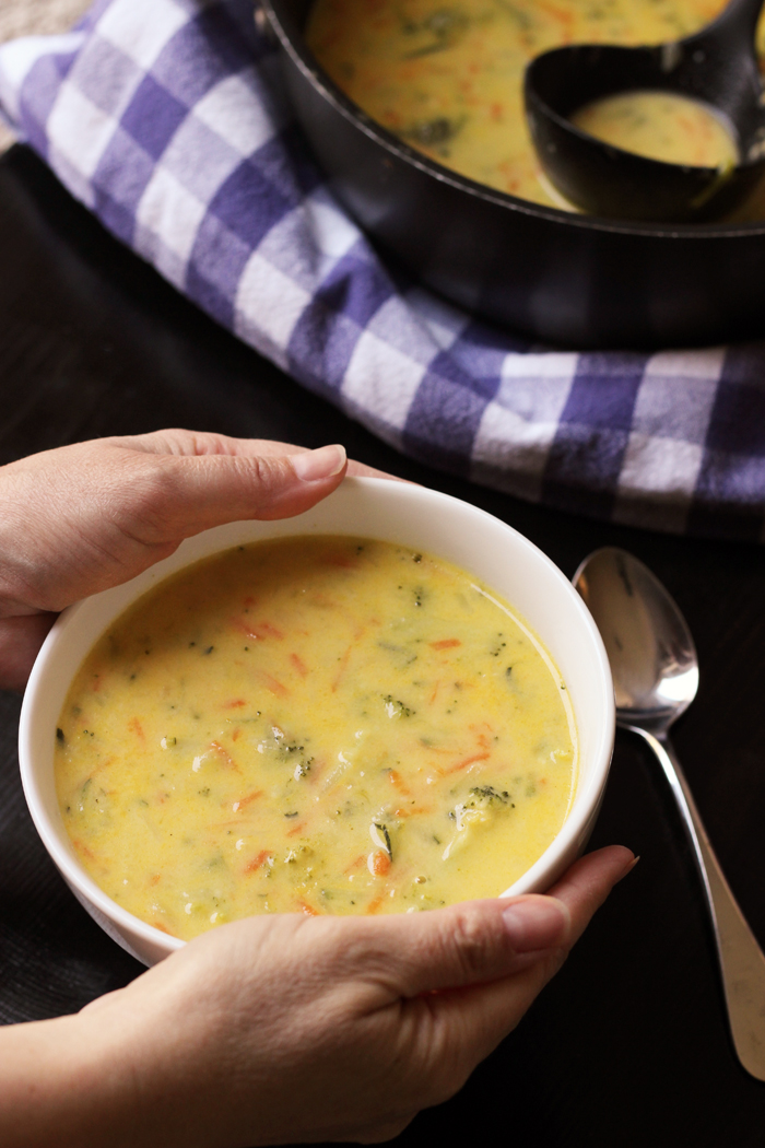 Can cheese soup be reheated?