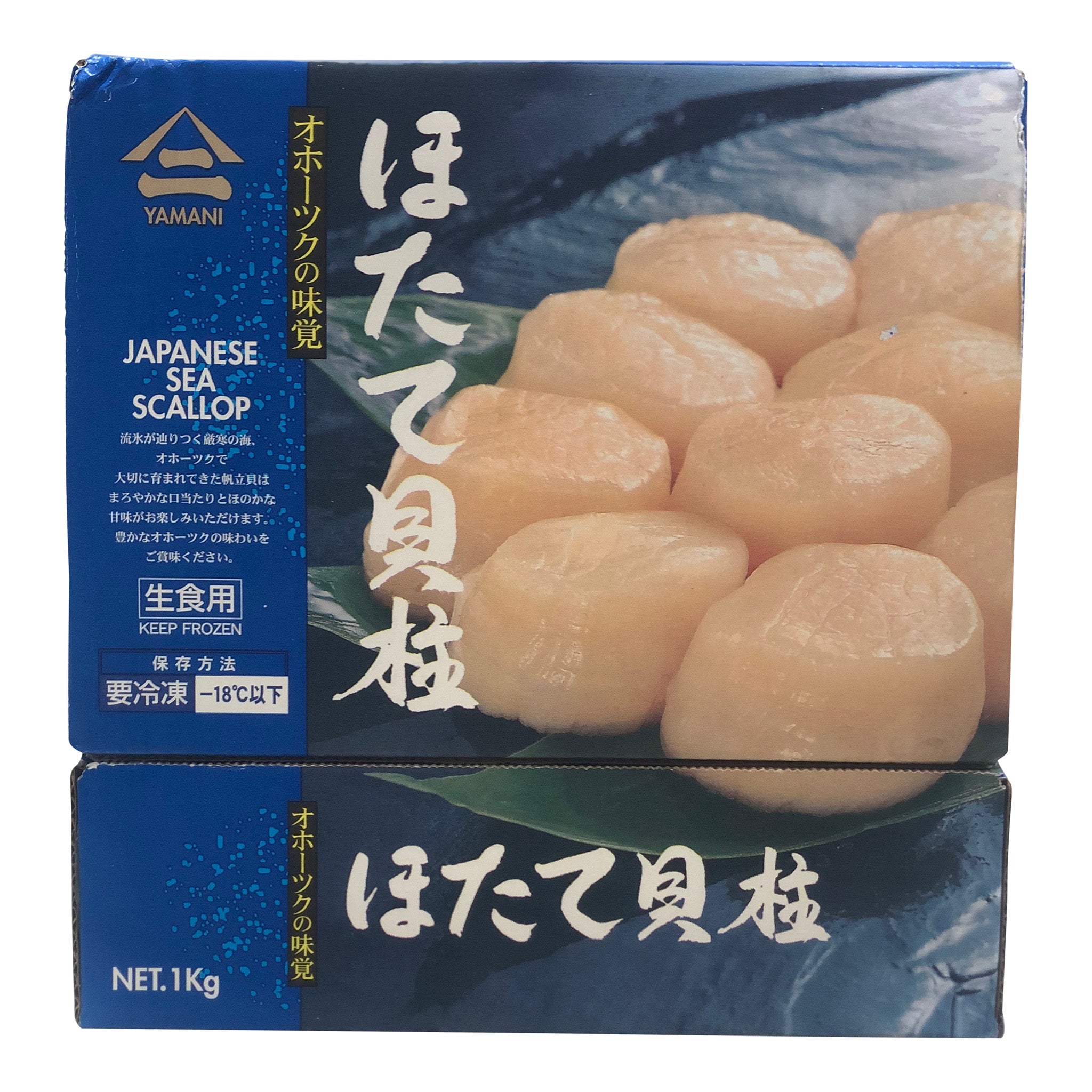 Can frozen scallops be used for sashimi?