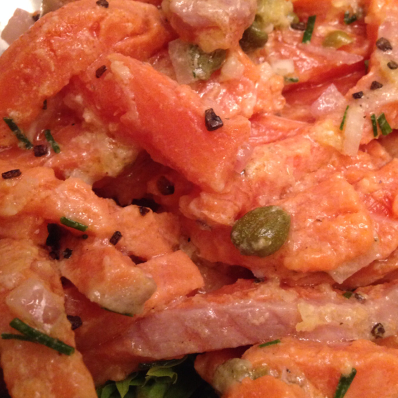 Can I use frozen salmon for tartare?