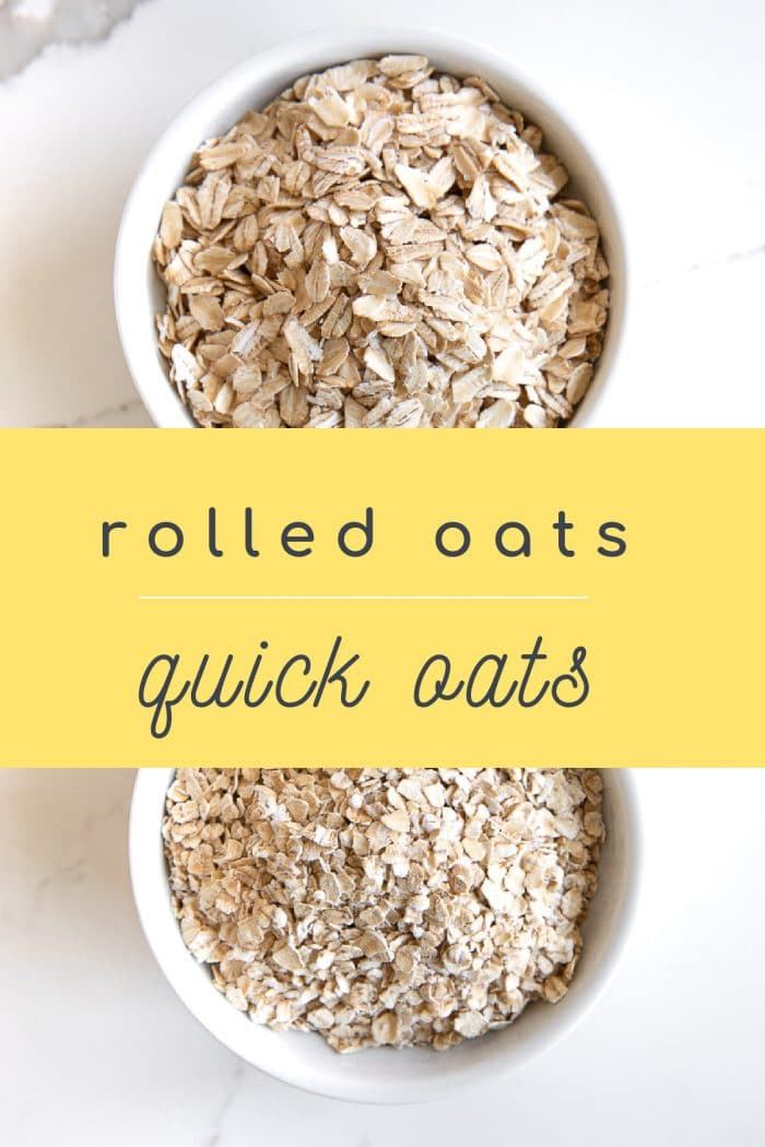 Can I use quick cooking oats instead of rolled oats?