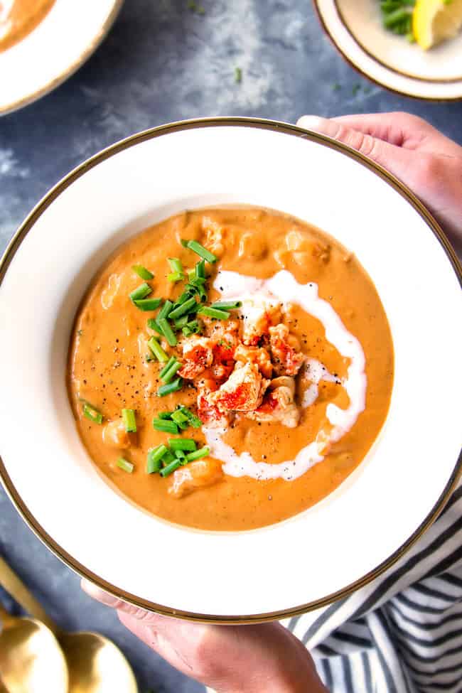 Can lobster bisque be made ahead?