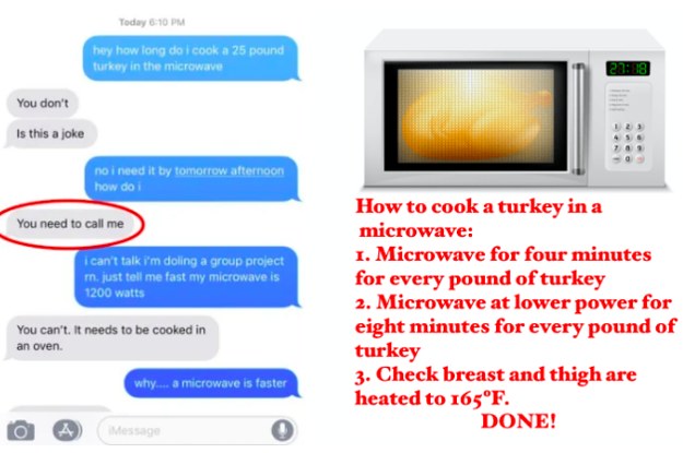 Can you actually cook a turkey in the microwave?