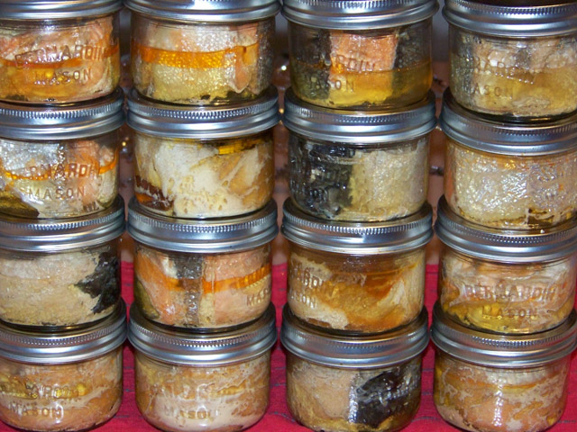 Can you can halibut in Mason jars?