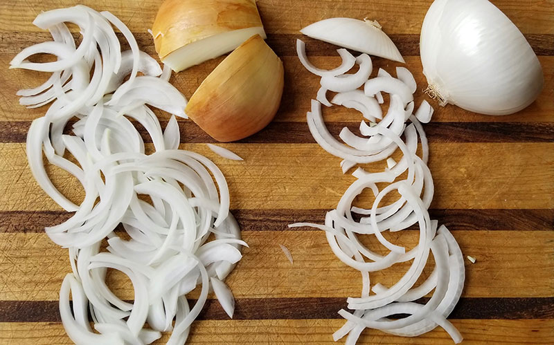 Can you chop onions for French onion soup?