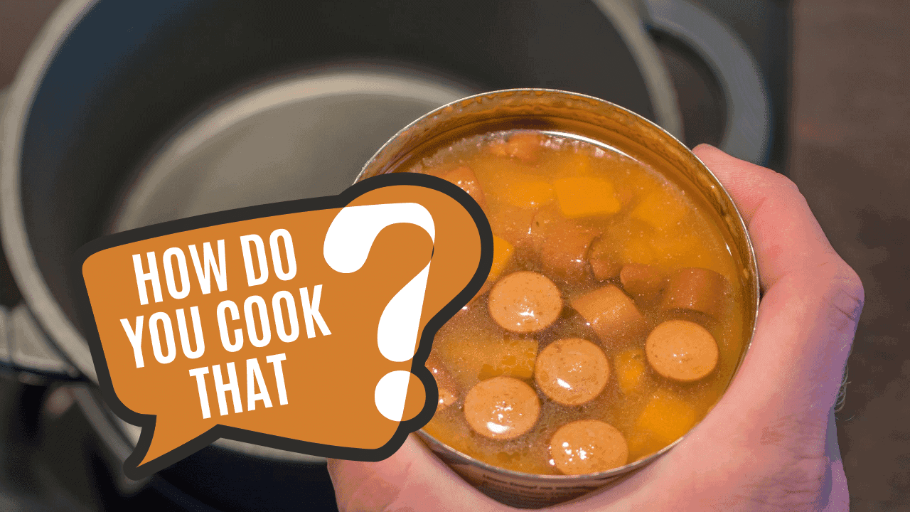 Can you cook canned soup in the can?