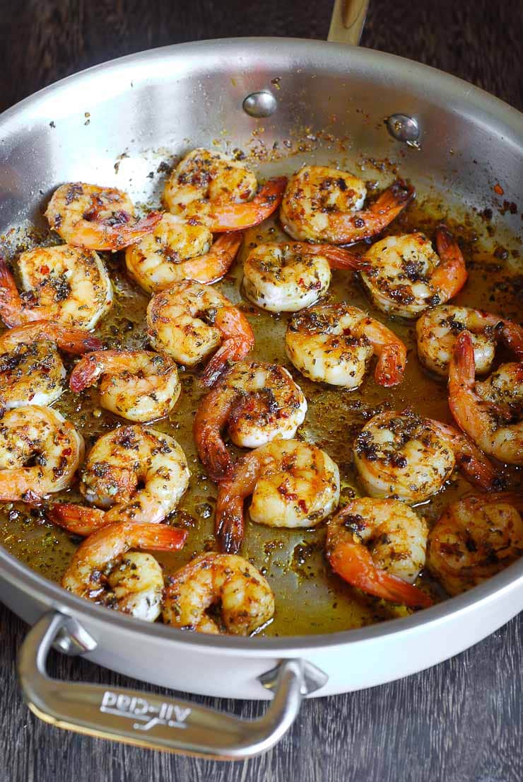 Can you cook frozen shrimp in a pan?