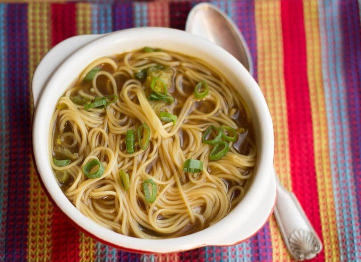 Can you cook noodles with broth?