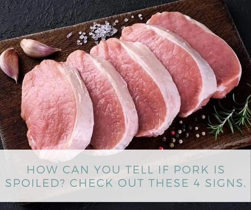 Can you cook slightly spoiled pork?