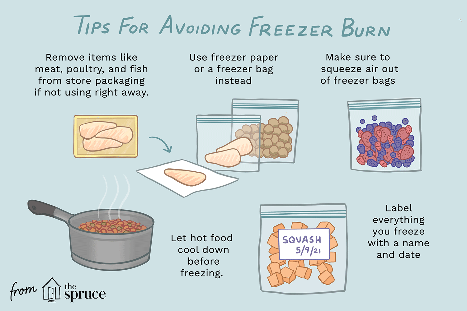 Can you cut freezer burn off scallops?