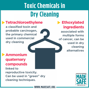 Can you dry clean without chemicals?