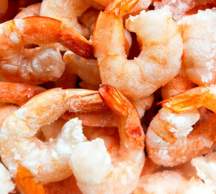Can you eat frozen shrimp if you are allergic to shellfish?