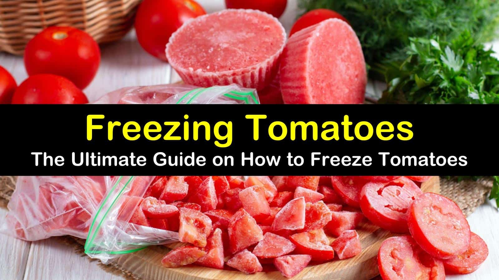 Can you freeze tomatoes after blending?