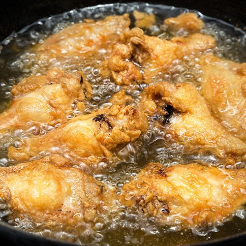 Can you fry chicken in oil used for fish?