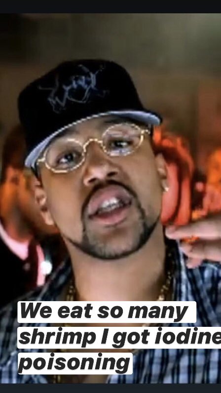 Can you get iodine poisoning from eating shrimp?