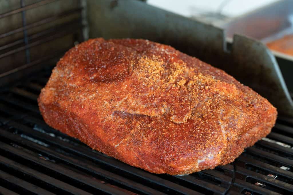 Can you leave dry rub on pork shoulder too long?