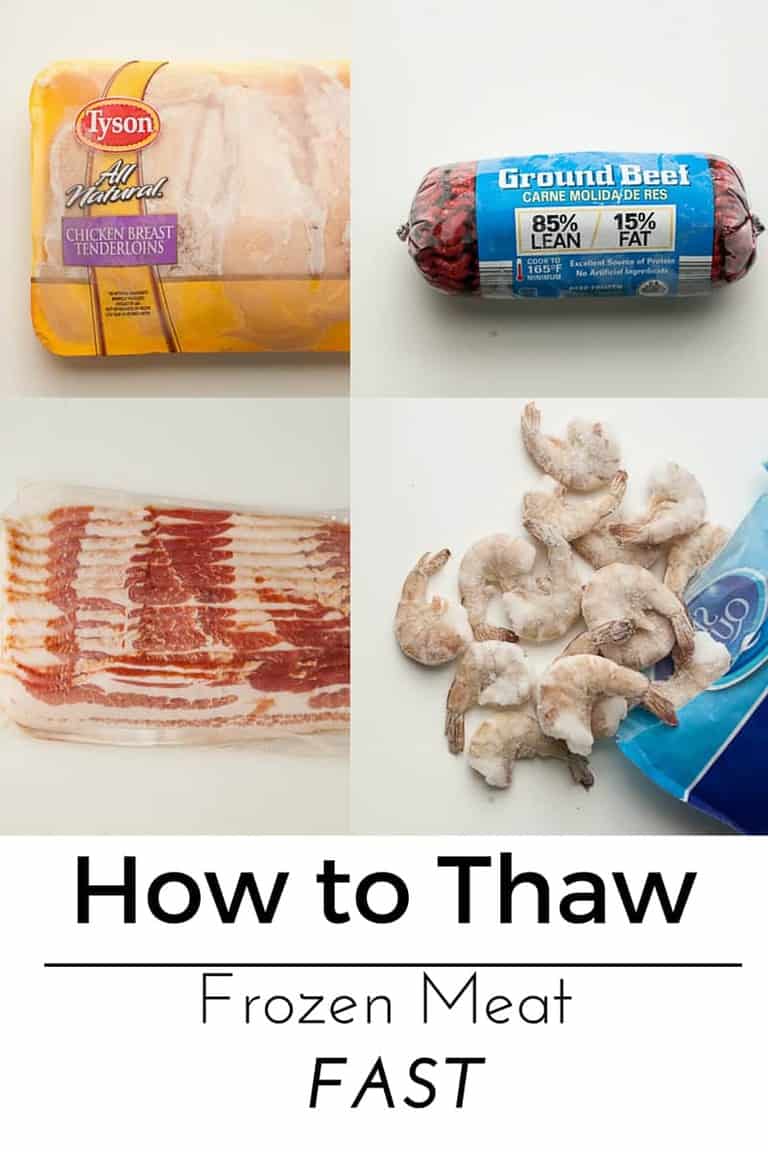 Can you leave frozen meat out to thaw?