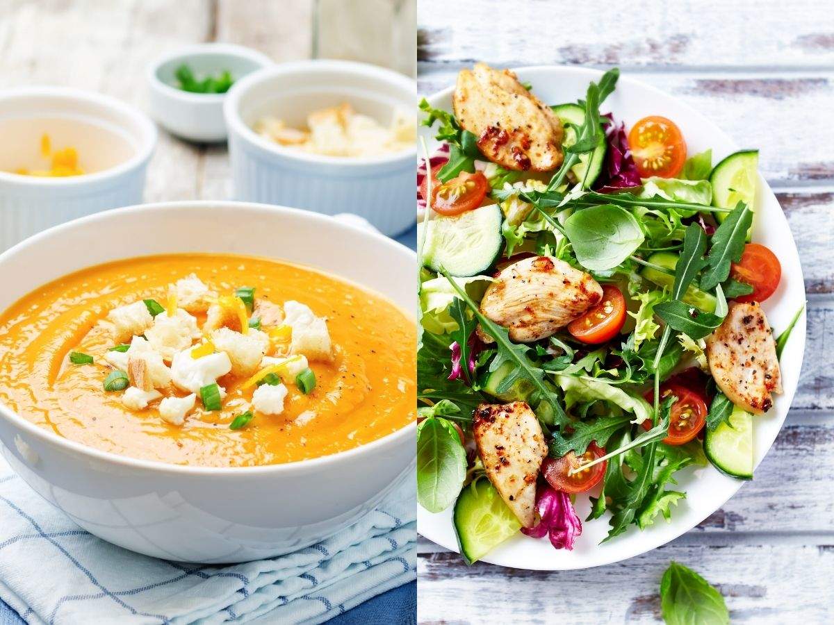 Can you lose weight eating soups and salads?