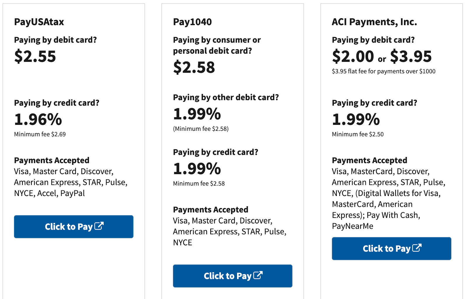 Can you pay Florida taxes with a credit card?