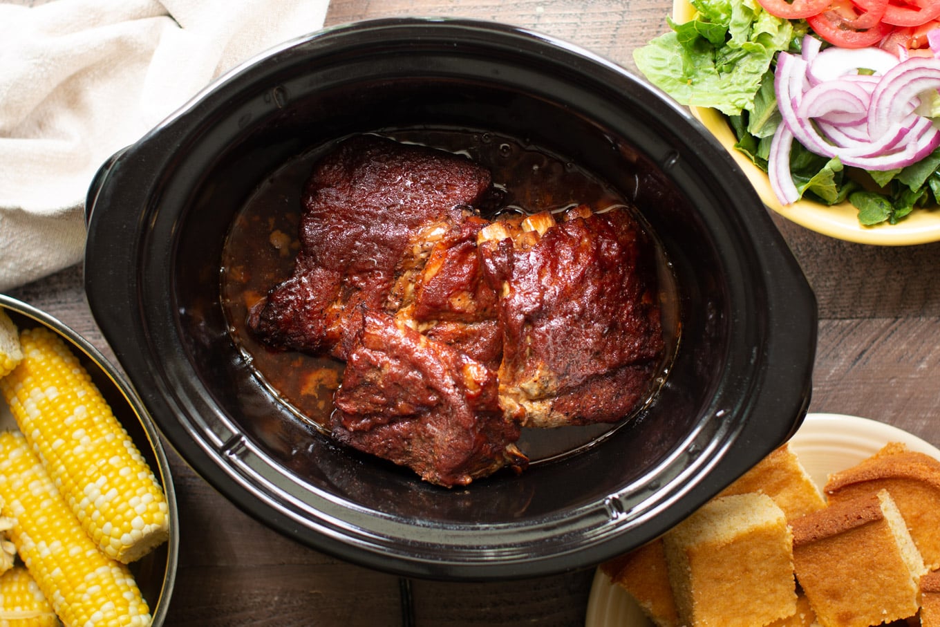 Can you put ribs in a slow cooker without liquid?