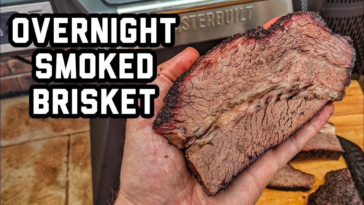 Can you smoke brisket overnight?