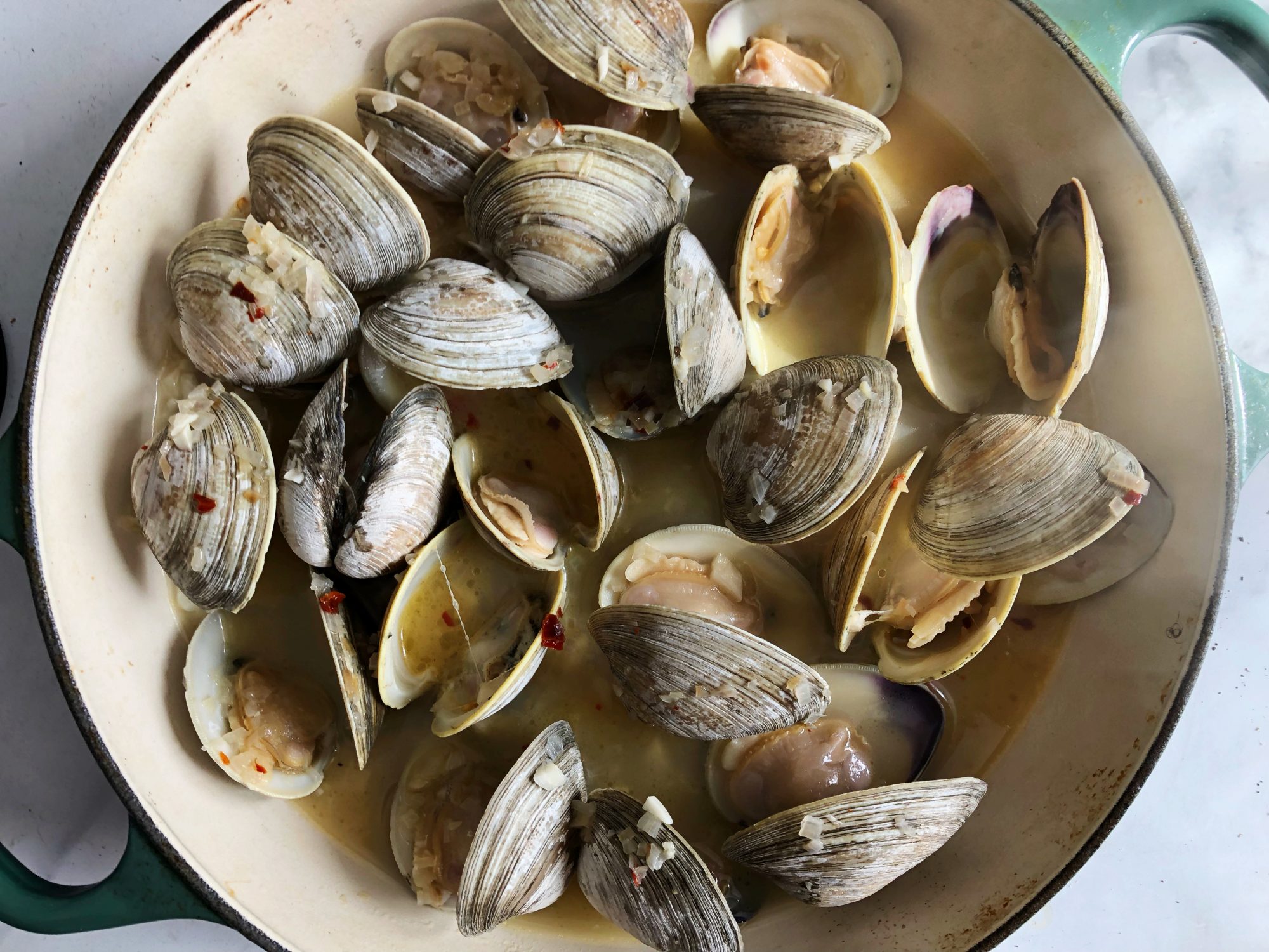 Can you steam clams in water?