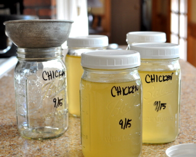 Can you store broth in mason jars?