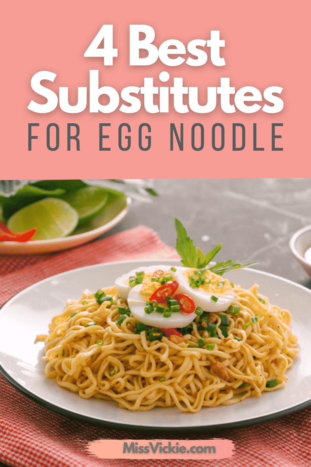 Can you substitute egg noodles for pasta?