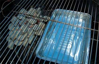 Can you use a baking pan in a smoker?