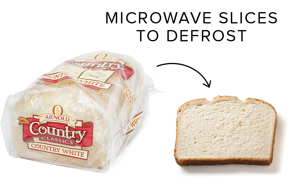 Can you use frozen bread for sandwiches?