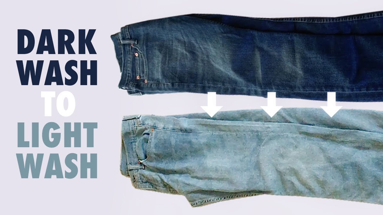 Can you wash light jeans with dark clothes?
