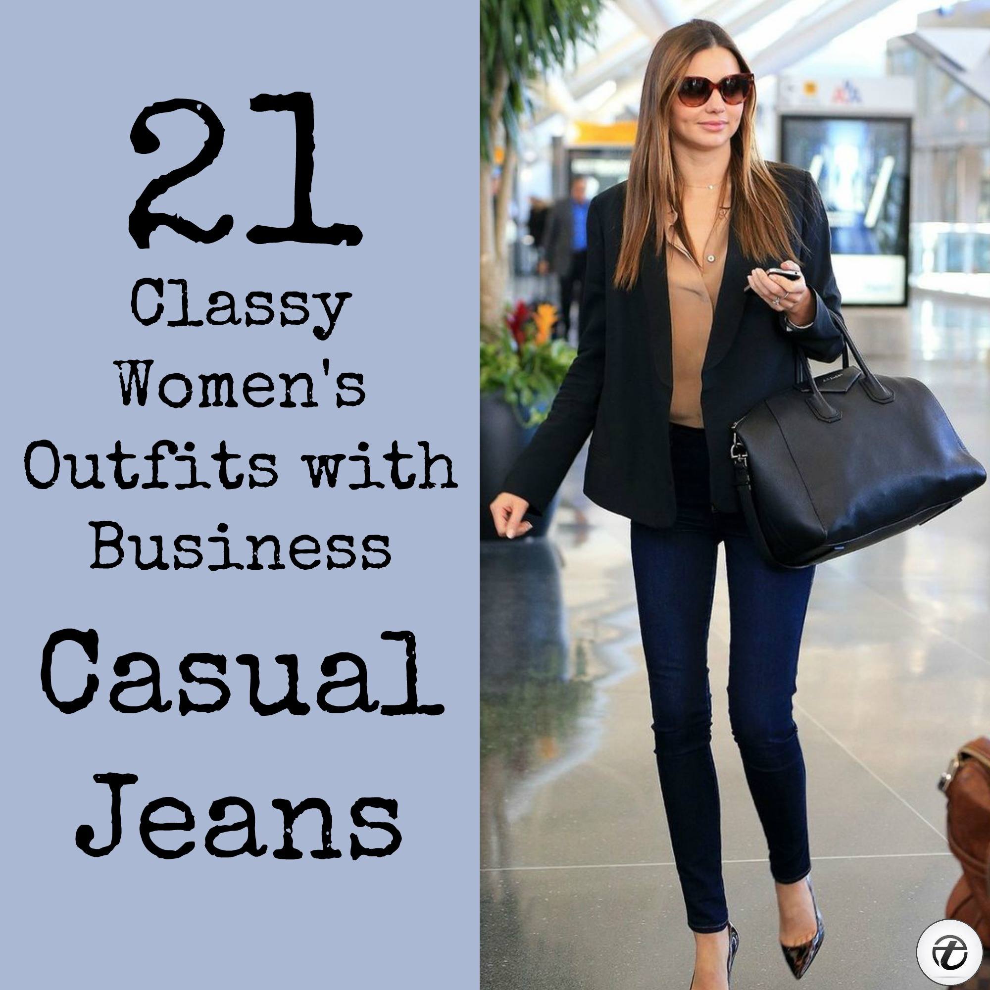 Can you wear jeans for business casual?