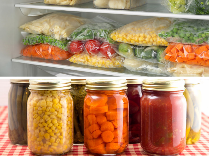 Canning last longer than freezing?