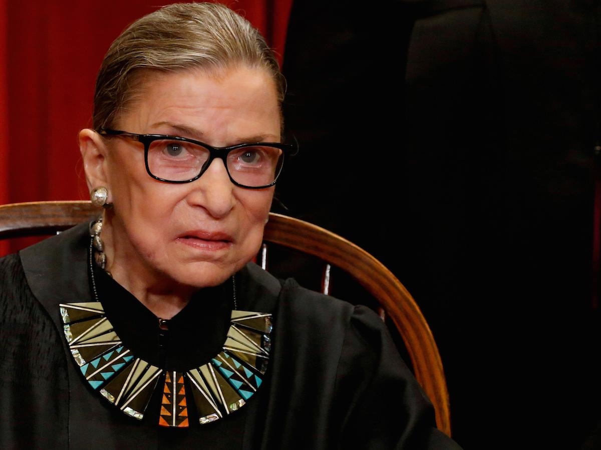 Did Ruth B Ginsburg ever think about quitting her career?