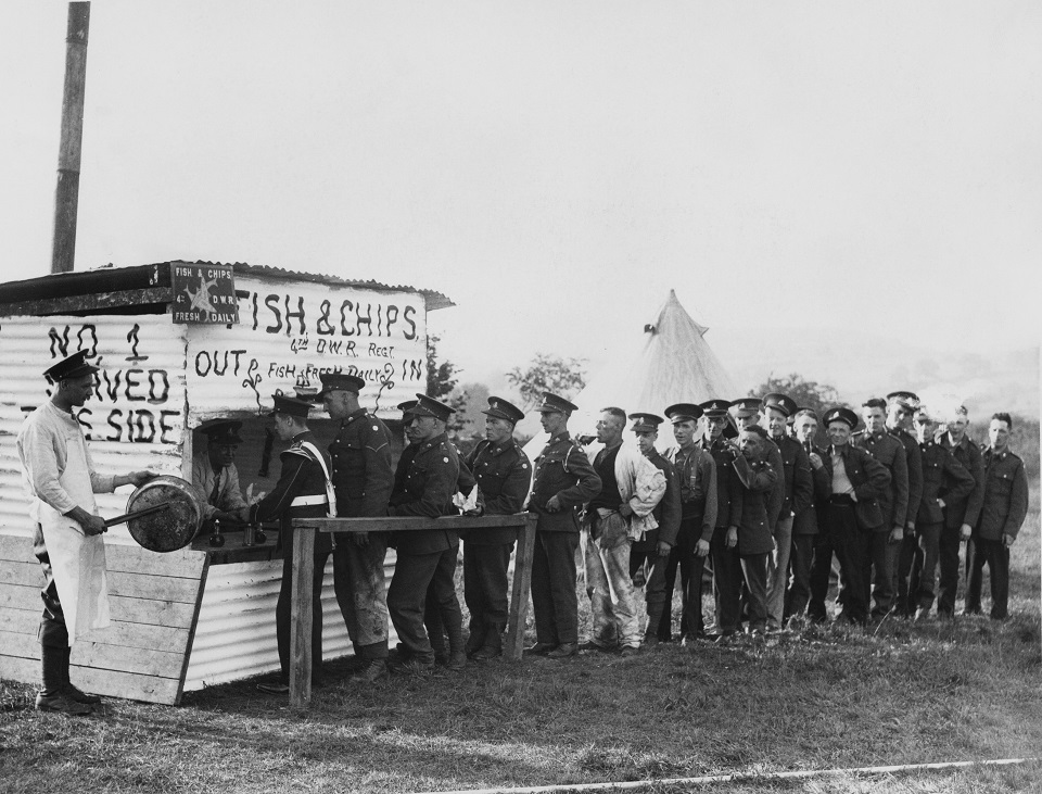 Did they have fish and chips in ww2?