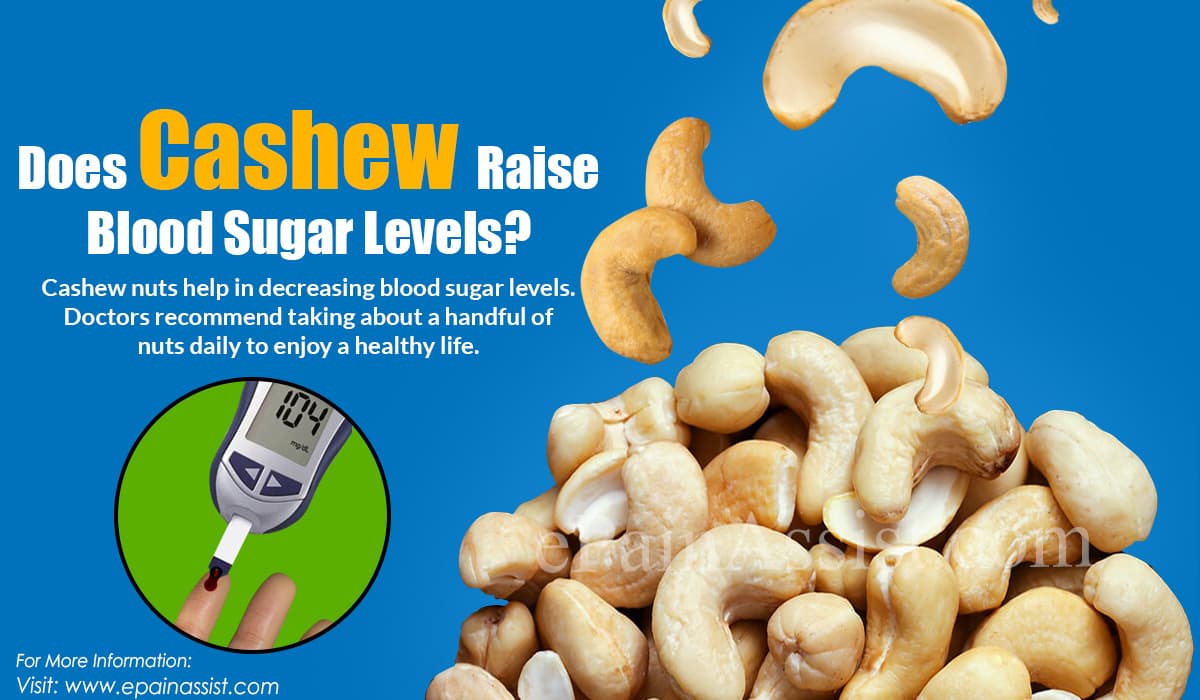 Do cashews affect blood sugar?