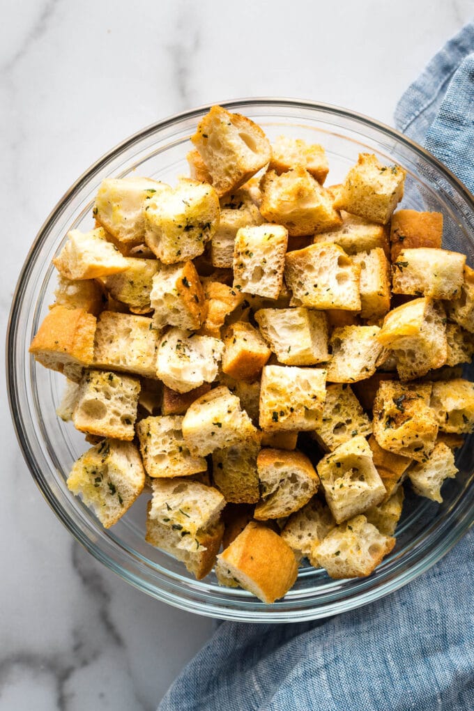 Do homemade croutons freeze well?