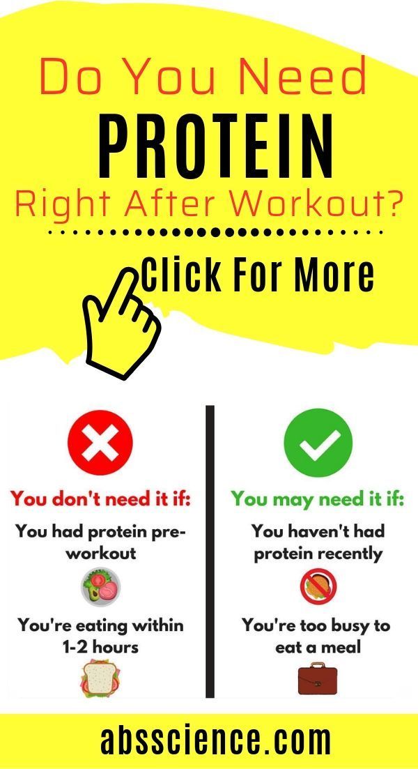 Do I really need protein after workout?