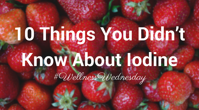 Do strawberries have iodine?