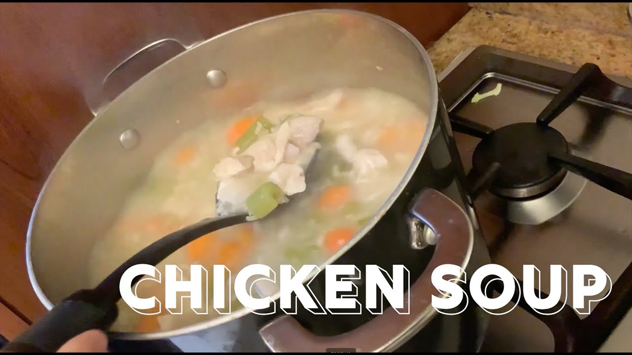 Do you cook chicken soup covered or uncovered?