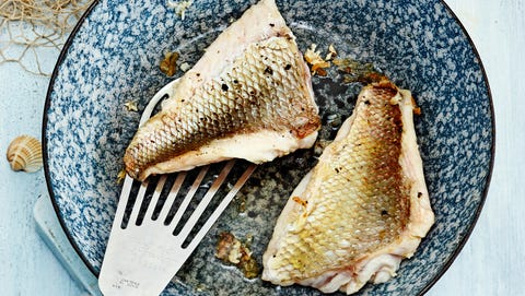 Do you eat the skin on sea bass?