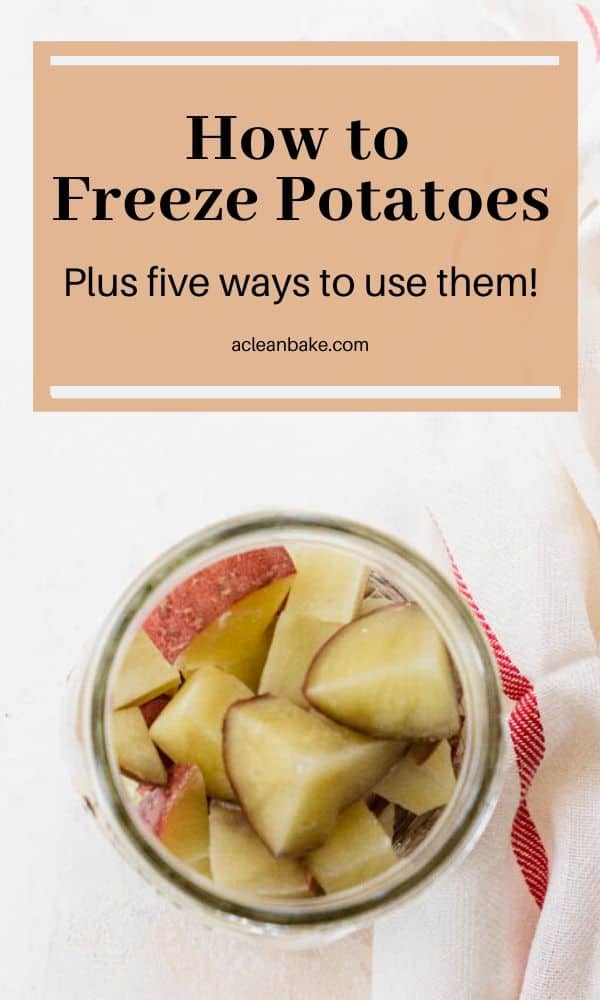 Do you have to boil potatoes before freezing?