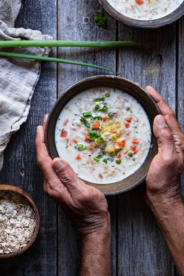 Do you put oatmeal in your soup?