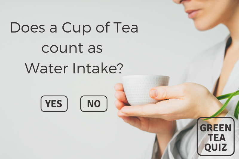 Does a cup of tea count as water intake?