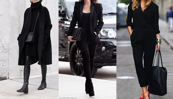 Does black clothes make you look older?