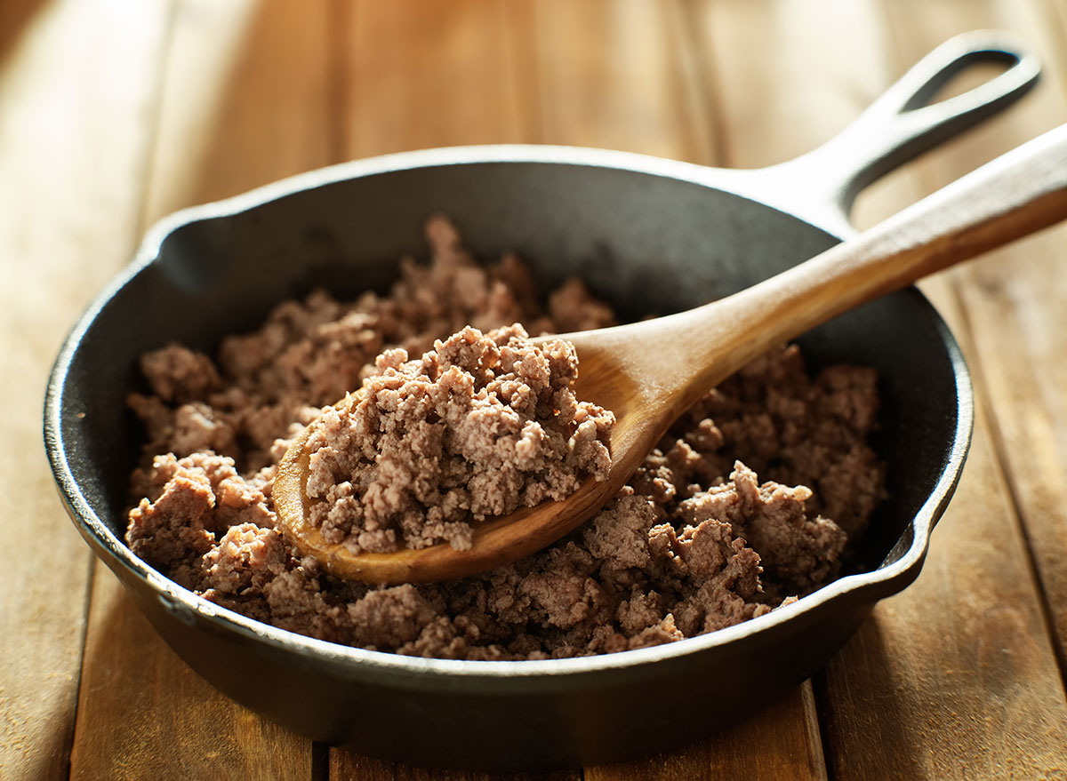 Does ground beef raise blood sugar?